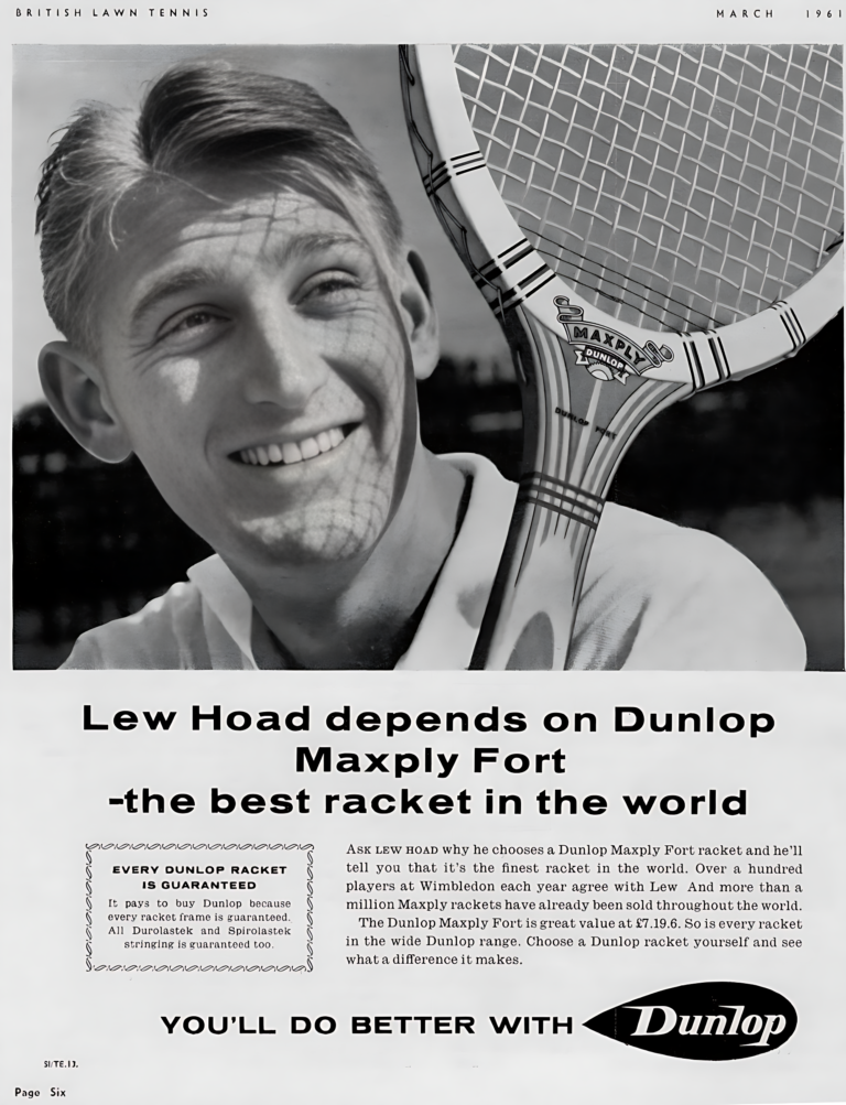 Forgotten Greats: Lew Hoad (1934 – 1994) – GBTennisMuseum