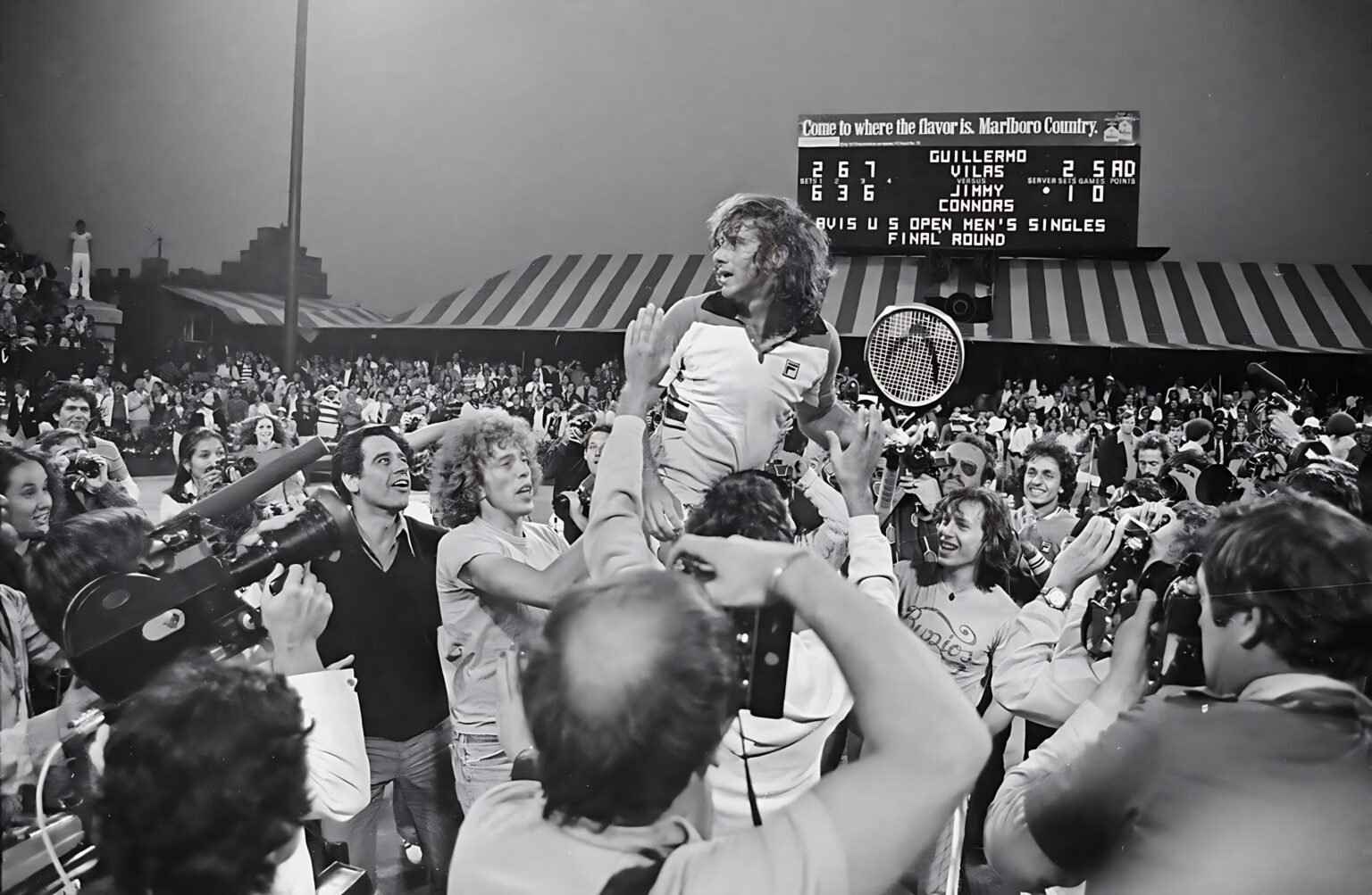 History: Spaghetti Stringing (1971) – GBTennisMuseum